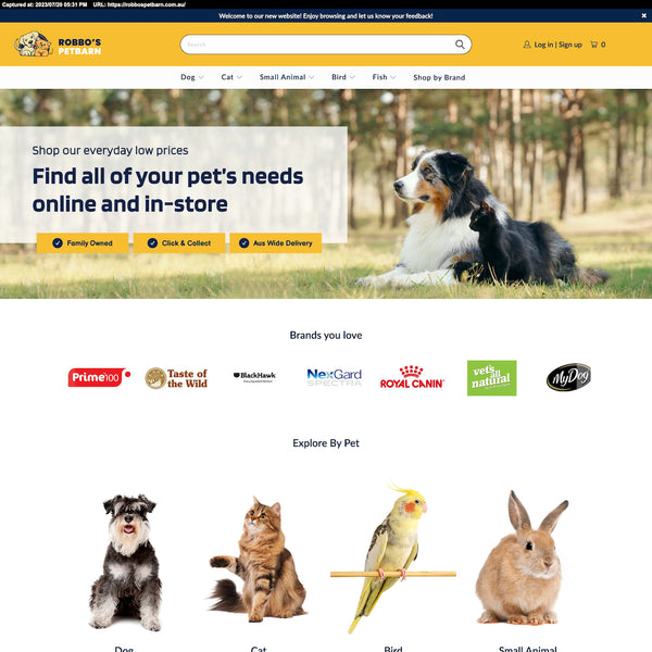 Robbo's Pet Barn - eChic technology for small business